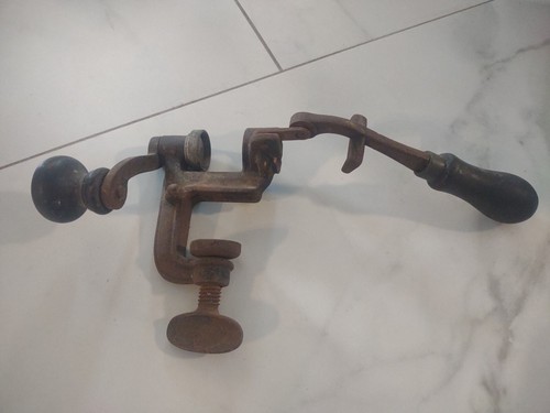 Vintage Shotgun Shell Reloading Tool Hand Crank Wind Up Table Mount ...