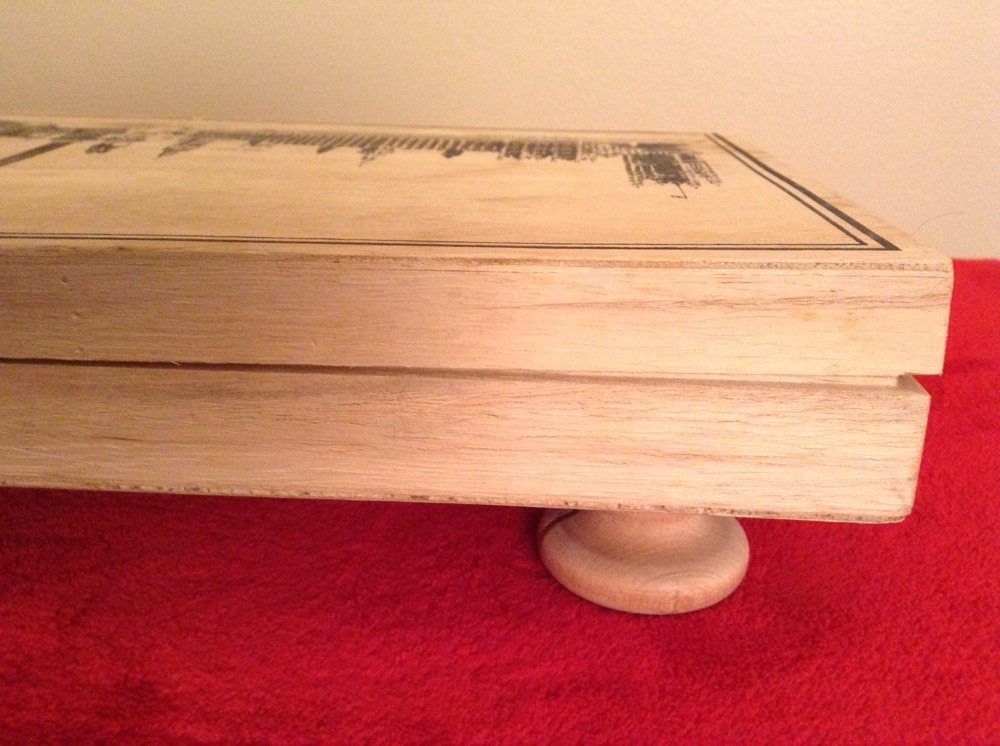 Walkers Chocolates Wooden Storage Box Big Ben Trafalgar Square London ...