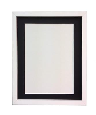 Rio Picture Photo Frame MDF Wood White with Black Mount Brand New | eBay UK