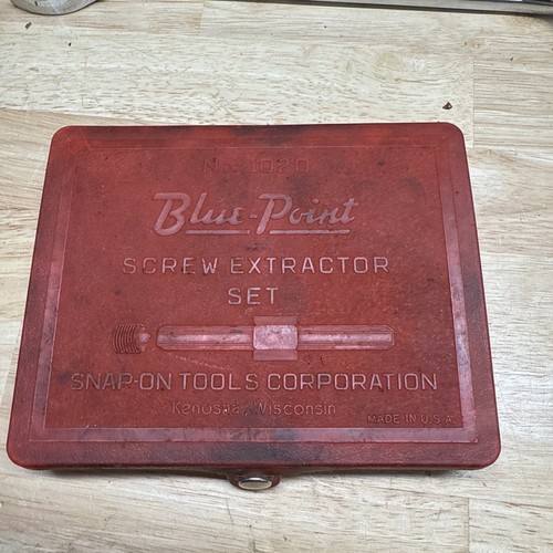 Blue Point by Snap on No.1020 25pc Screw Extractor Set COMPLETE USA | eBay