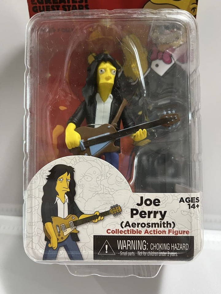 The Simpsons NECA Simpsons 25th Anniversary Figure Joe Perry Aerosmith ...