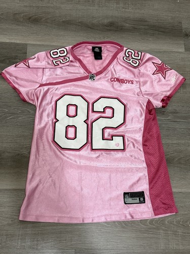 Reebok Jason Wittenberg NFL Dallas Cowboys Pink Stitched#82 Jersey ...