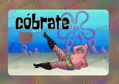 Spongebob Patrick Star Fan Art Card Decal * | eBay