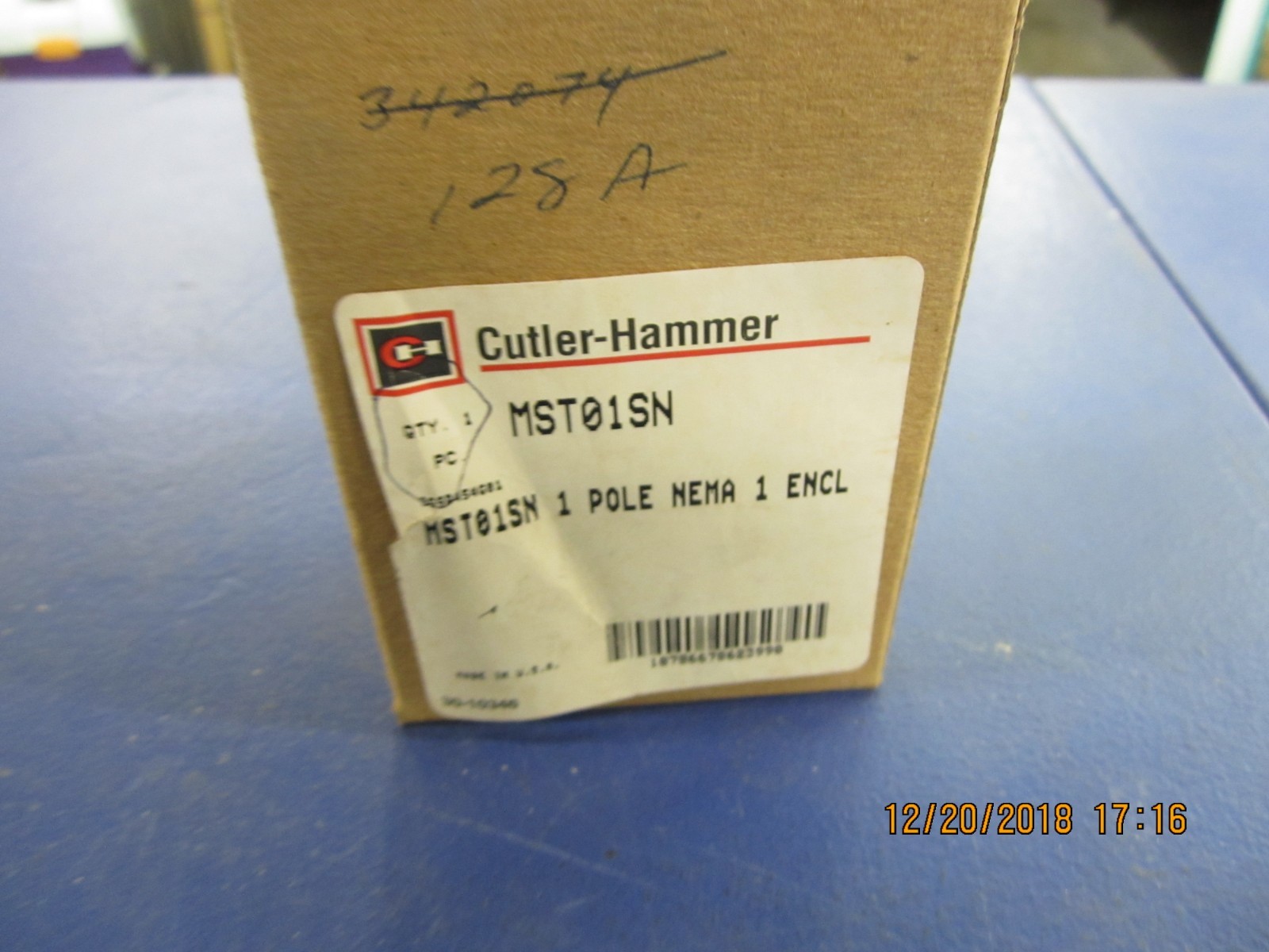 Cutler Hammer MST01SN 1 Pole NEMA 1 Enclosure Switch | eBay