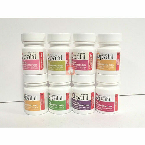 20X OPAHL Oral Anesthetic Gel Assorted Flavors Dental Medical Jars | eBay