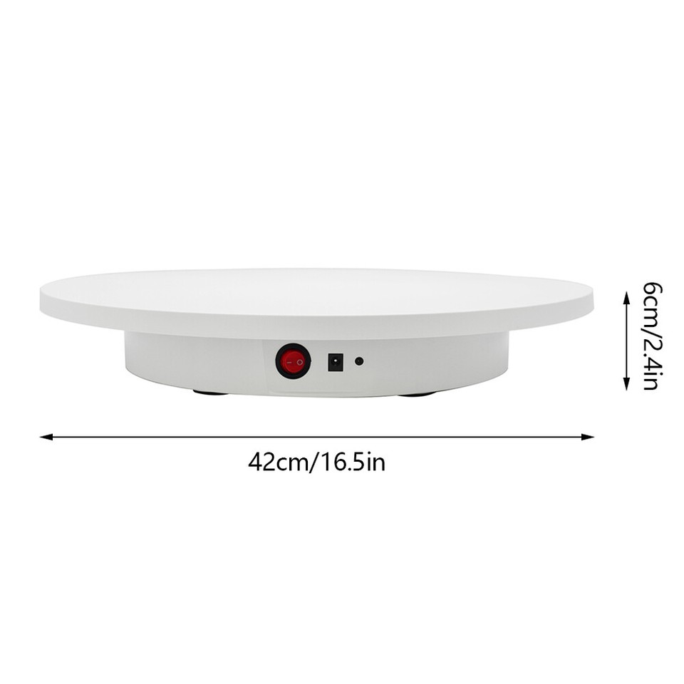 360° Electric Motorized Rotating Display Stand Turntable Platform w ...