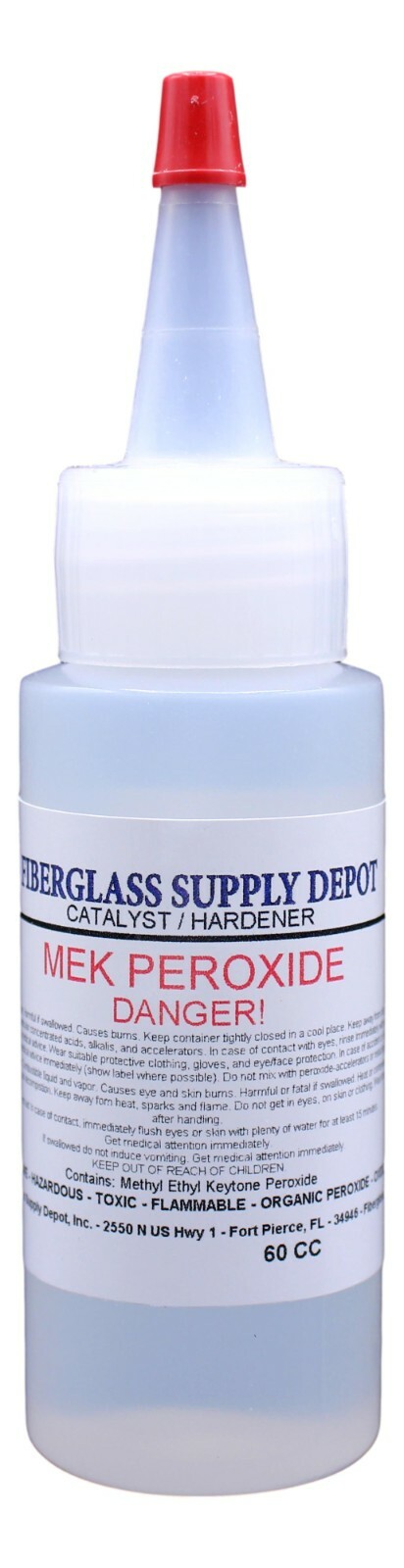 MEK Peroxide Catalyst (MEKP Hardener) - 60CC, Clear | eBay