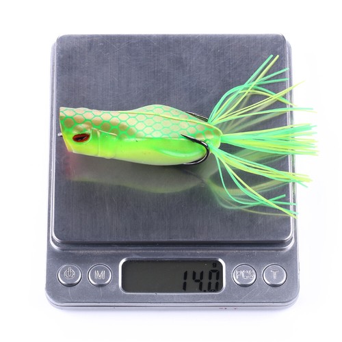 10PCS 7cm/14g Popper Frog Topwater Fishing Lures Snake Bait Bass Soft ...
