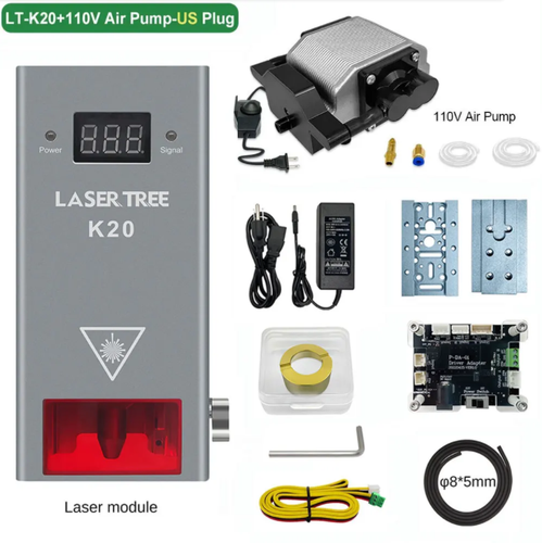 LASERTREE 20W Optical Power Laser Cutting Engraving Module with 110V ...
