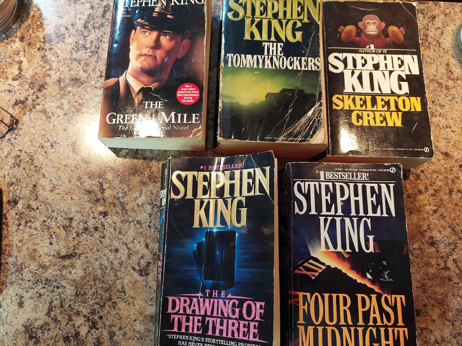 STEPHEN KING Lot of 5 Paperbacks- Four Past Skeleton Green Drawing ...