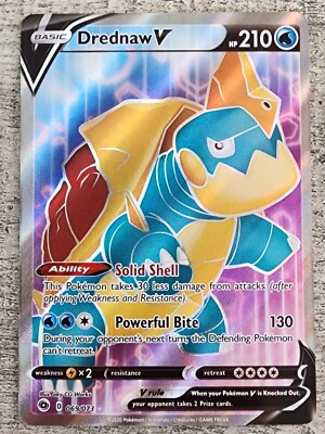 NM Pokemon Champions Path Drednaw V Full Art 069/073 Near Mint Ultra ...