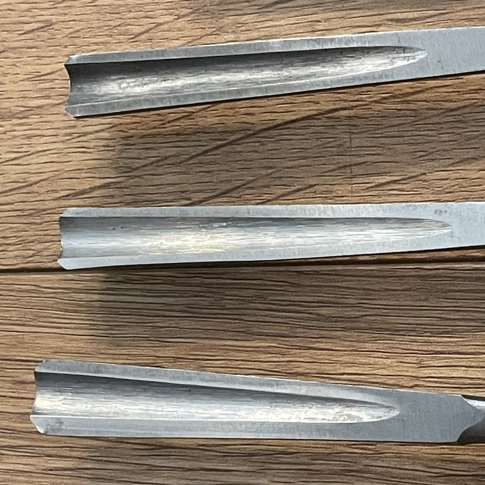 Lot of Wood Chisels: (3) Walnut Hollow, (3) Buck Bros, (1) 10-pc. set ...