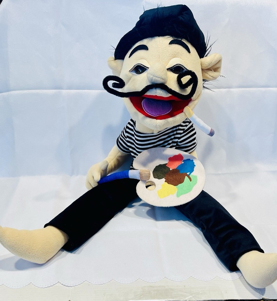 Jeffy’s Dad Puppet Jacques Pierre François Smoking French Painter W ...