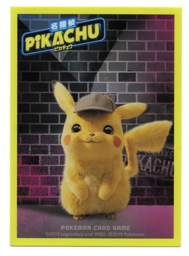 2019 Detective Pikachu Movie Individual Card Sleeve Pokemon Center ...