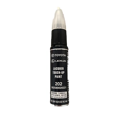 GENUINE Toyota Lexus Factory OEM Touch Up Paint 00258-00202-21 - Onyx ...
