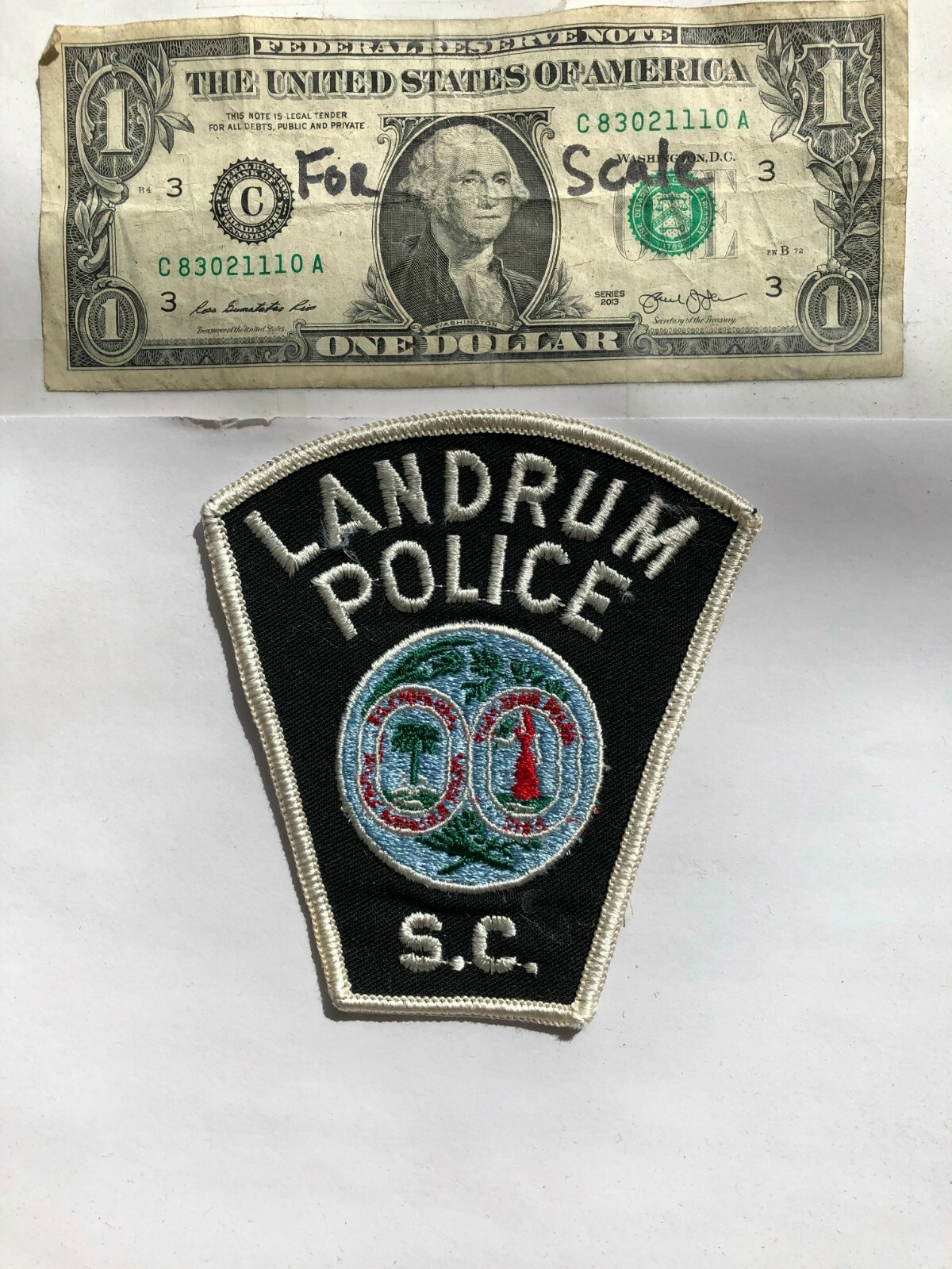 Landrum South Carolina Police Patch Un-sewn great shape | eBay