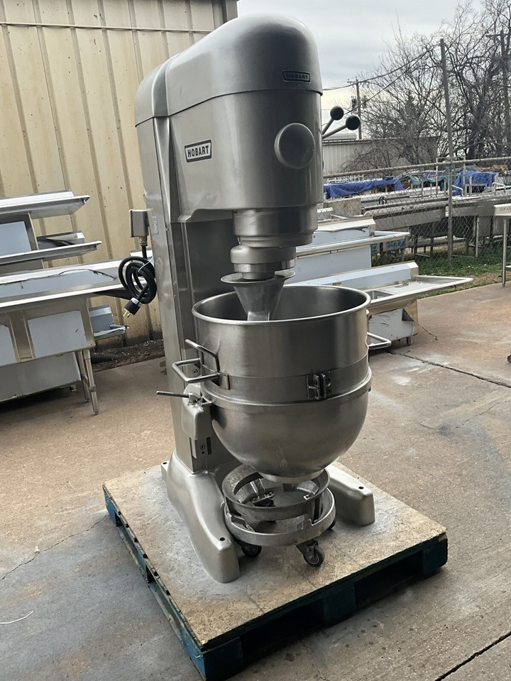 Hobart 140qt Dough mixer V1401 Pizza Bakery Planetary Floor Mixer Bowl ...