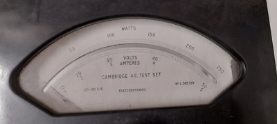 Vintage Cambridge Labs Watt Meter 500V 25 A | eBay UK