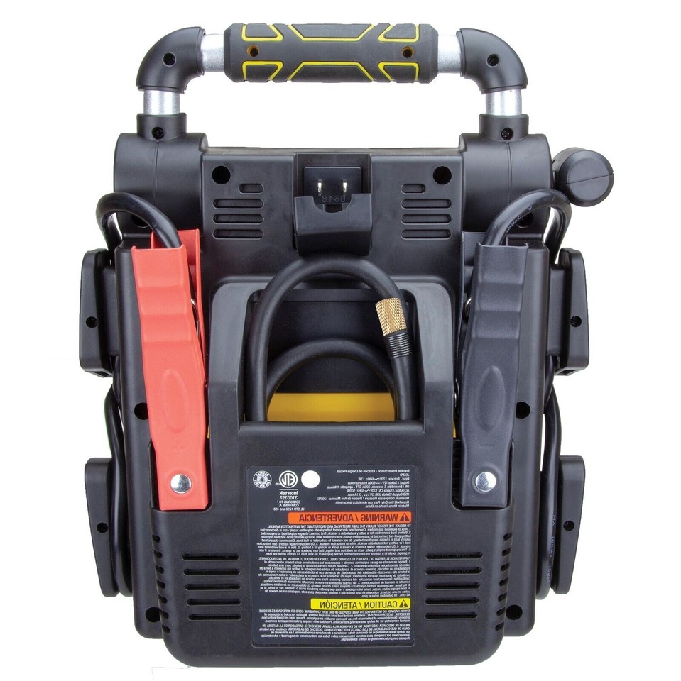 Power Booster Pack Jump Starter Box Charger Battery Portable Heavy Duty ...