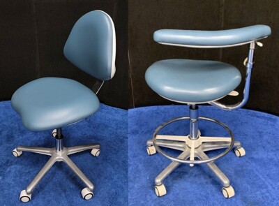 Dental EZ Galaxy Stool Set - Doctor & Assistant - Good Used Vinyl Uph ...
