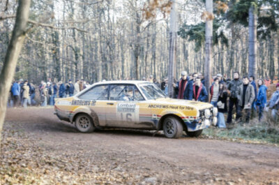 Russell Brookes John Brown Ford Escort RS 1800 MKII 1976 WRC Rally Old ...