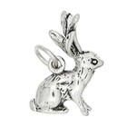 Sterling Silver 3D Jack Rabbit Jackalope Charm or Pendant | eBay