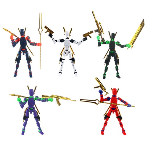 Action Figure Building Blocks Magnetic Assembly Model Kit Toy Gift Fun ...