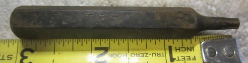 3" long,S2 T25 ,3/8 shank torx tip tool VTG | eBay