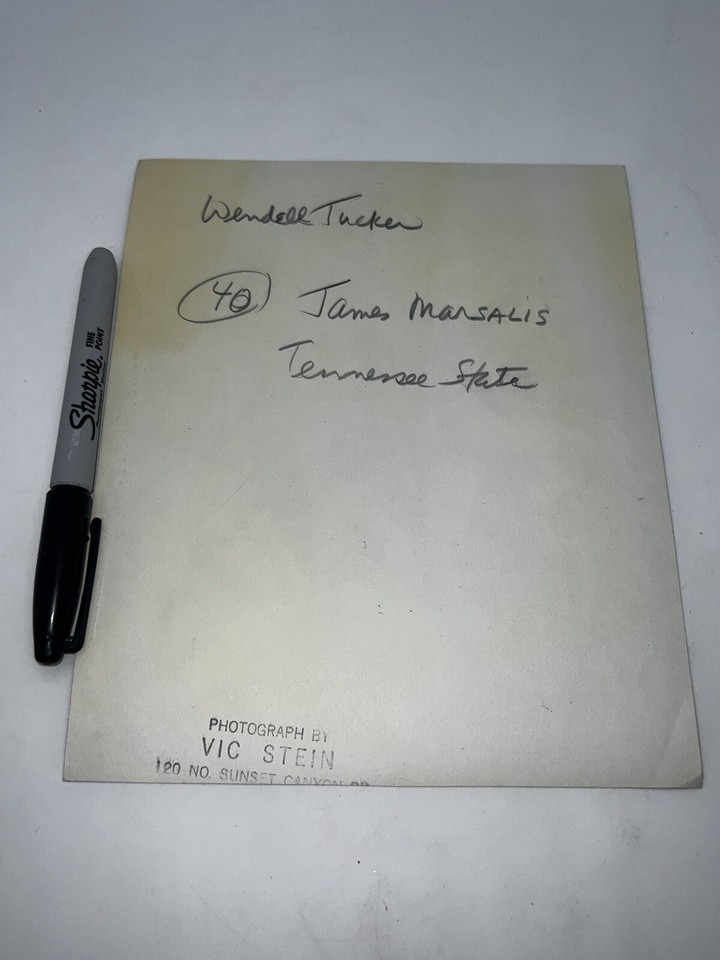 1960s Wendell Tucker LA Rams Wide Receiver James Marsalis KC Chiefs ...