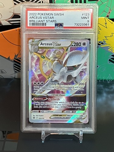 Pokémon Brilliant Stars Arceus V Star 123/172 PSA 9 MINT | eBay