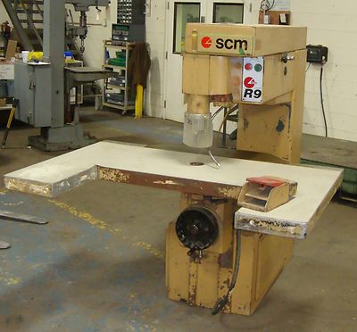 SCM Pin Router Mod. R.9 575vAC Kg~ 710 59 1/2" Table E6~ 1024SO | eBay