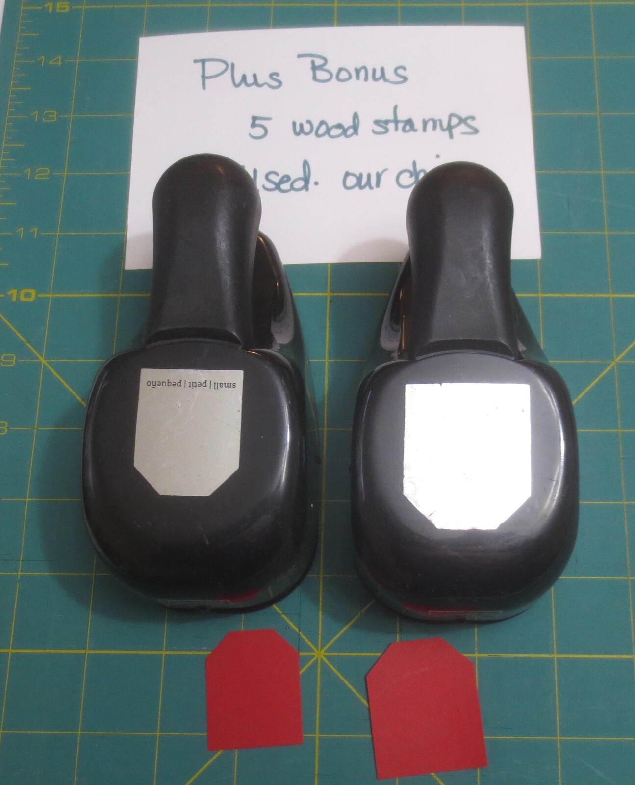 2 Stampin Up Whale Paper Punch Small & Large TAG Punches & 5 bonus ...