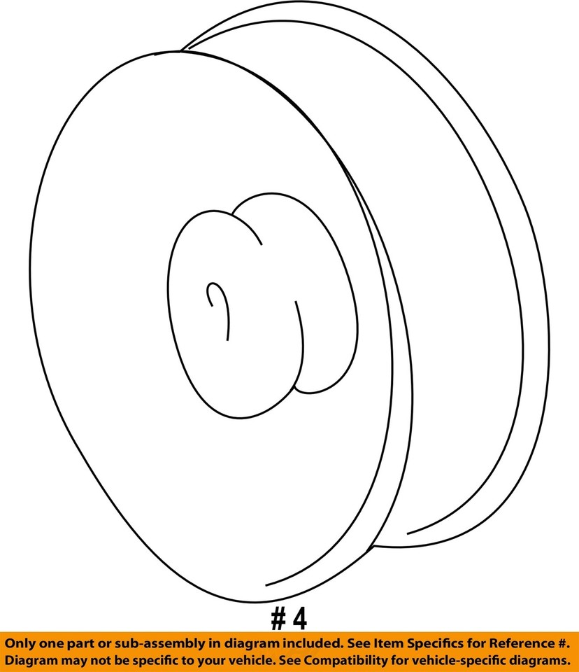 MITSUBISHI OEM 01-06 Montero-Serpentine Drive Belt Idler Pulley ...
