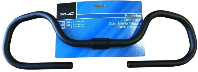 XLC Bike Cycle Multi Position Trekking Alloy Handlebars, Black 25.4mm ...