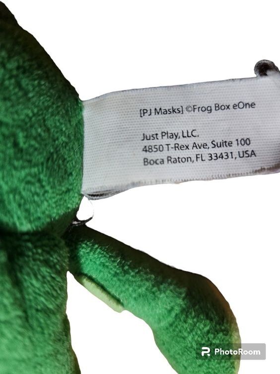 PJ Masks Catboy Gekko 8" Plush Stuffed Toy Figure Just Play Frog Box ...