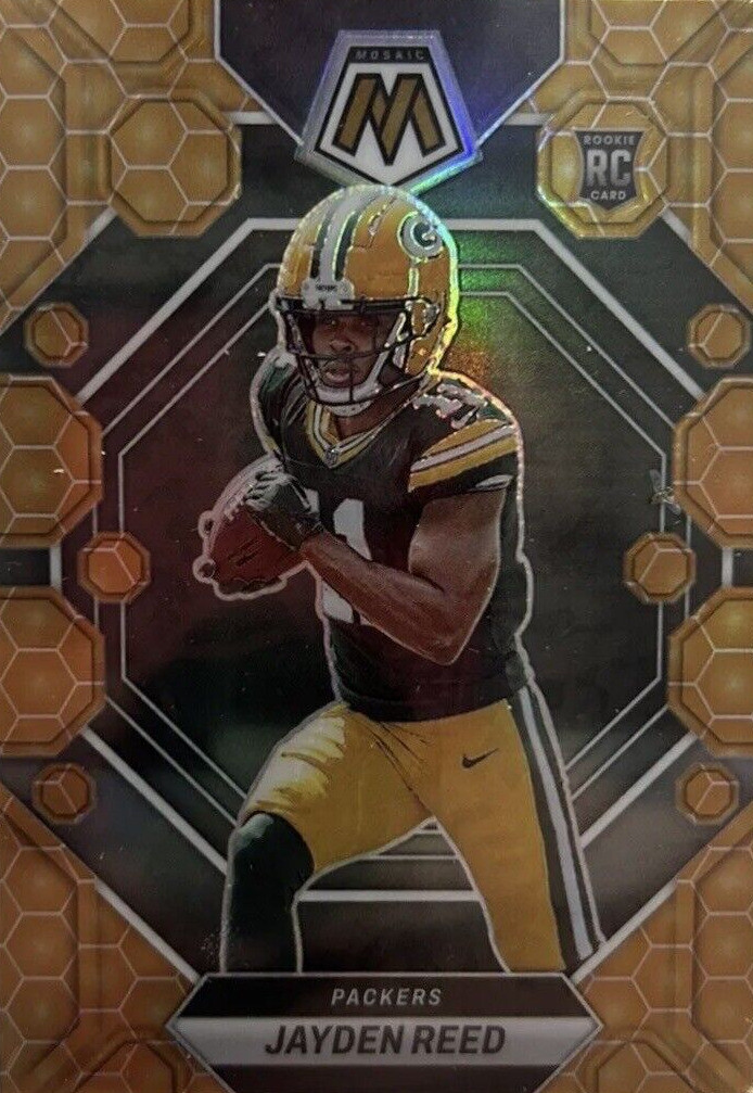2023 Panini Mosaic - Rookies Honeycomb Prizm #333 Jayden Reed (RC) for ...