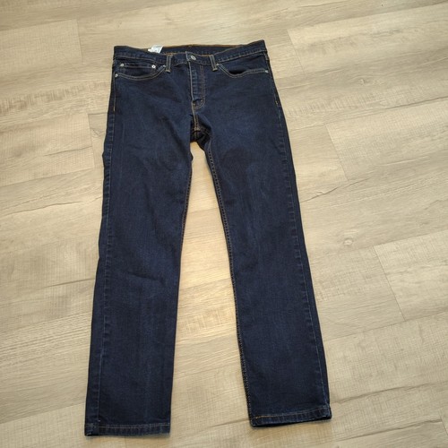 Levis 511 Jeans Mens 34x30 Dark Wash Blue Slim Fit Denim Stretch Pants ...