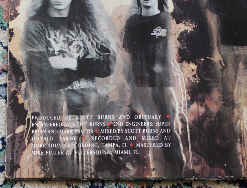 OBITUARY - THE END COMPLETE LP '92 1.PRESS - RC 9201-1 - Death Metal ...