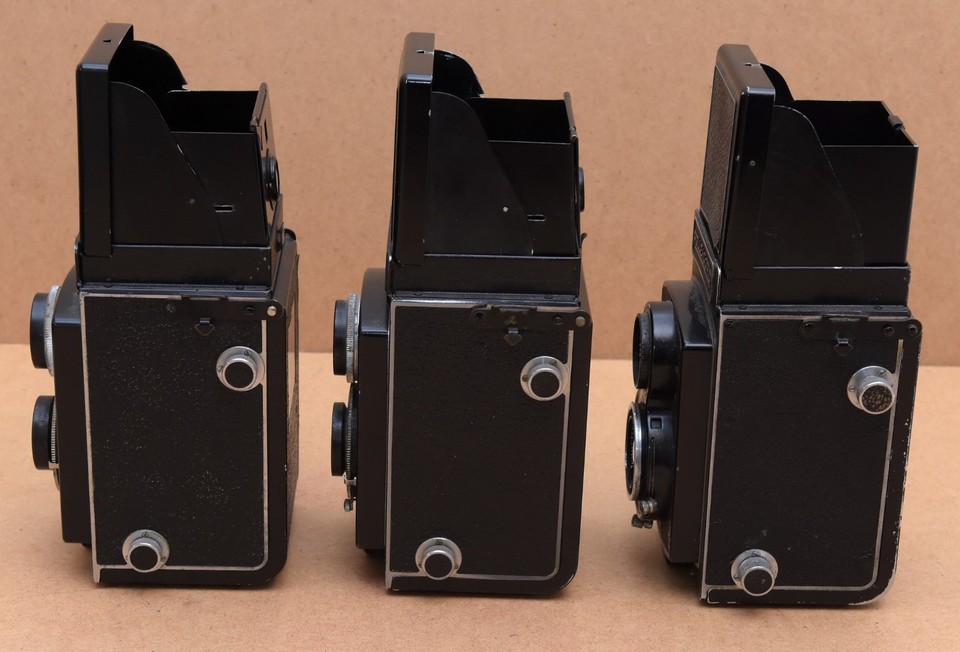 Three Rolleicord Model II (?) Cameras - Untested - Cloudy Lenses ...