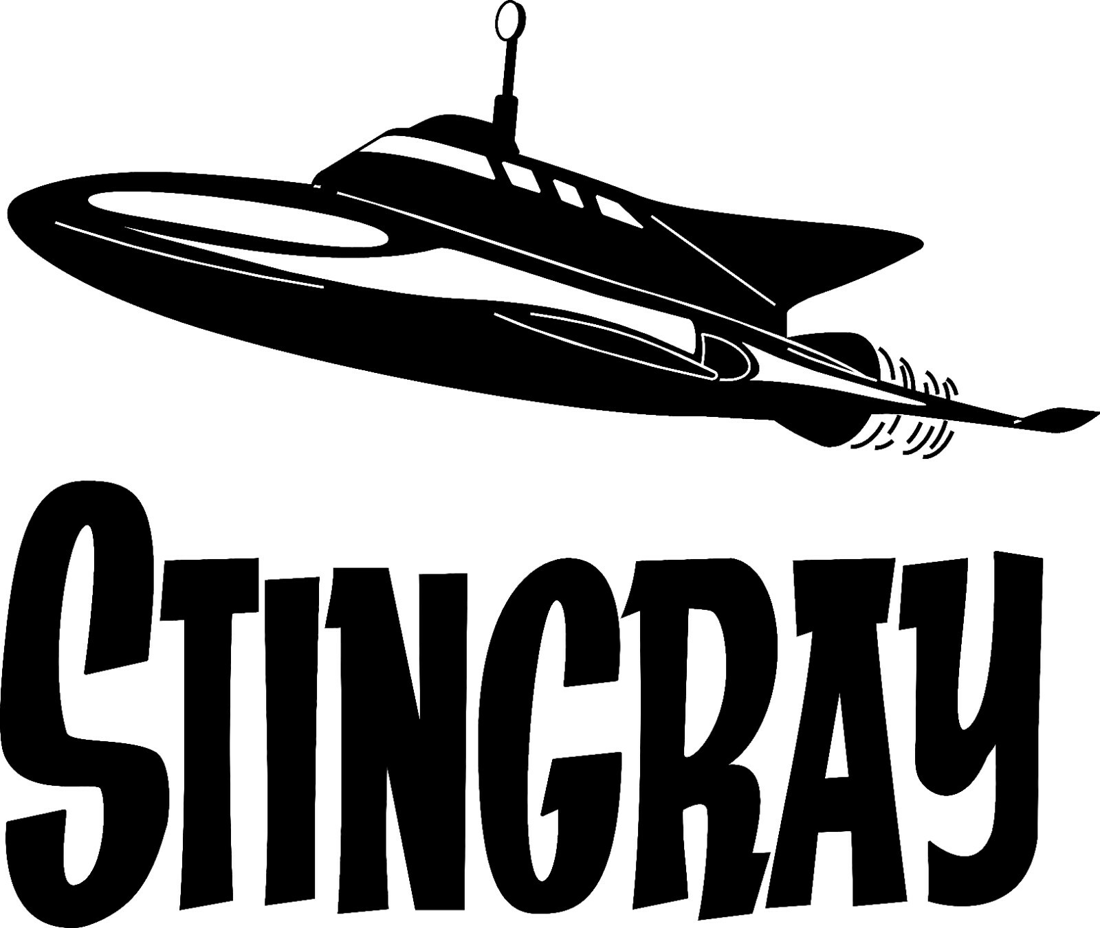 STINGRAY TV SERIES STICKER | eBay