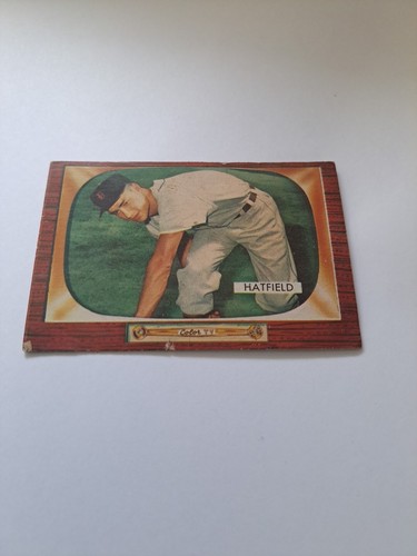 1955 Bowman Baseball Fred Hatfield #187! UN GRADED-Worth Collecting ...