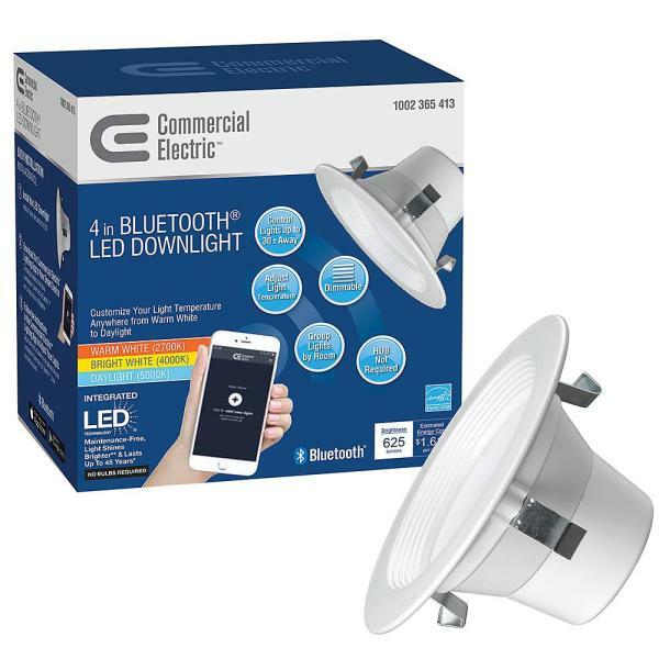 Bluetooth 4 in. Selectable Integrated LED Recessed Lighting All-in-One ...