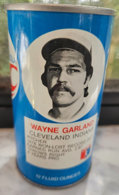 Royal Crown Cola RC Wayne Garland Cleveland Indians soda can pitcher ...
