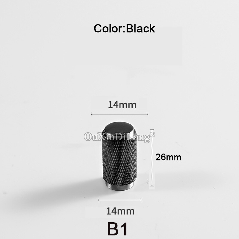 4PCS Solid Brass Knurled Furniture Handle Wardrobe TV Drawer Cabinet ...