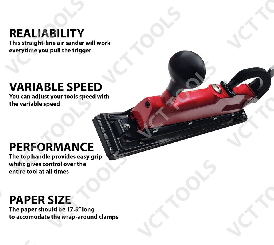 AIR POWERED POWER STRAIGHT LINE LONG BOARD BODY SANDER FILE BODY ...