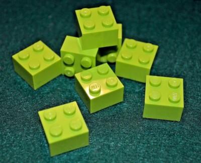 (8) Lime Green 2x2 Standard Bricks ~ Lego ~ NEW | eBay