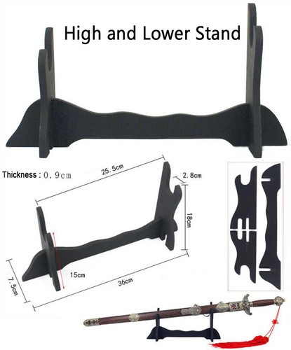 New Samurai Sword Katana Tanto Stand Holder Japanese Sword Display Rack ...