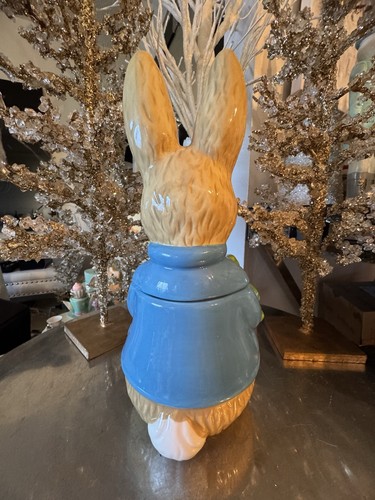 Beatrix Potter Peter Rabbit Cookie Jar Snack Treat Canister w/Lid New ...