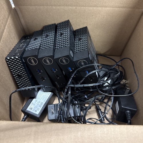 Lot of (5) Dell N10D WYSE 3040 Atom X5 Thin Client Terminal w/ adapter ...