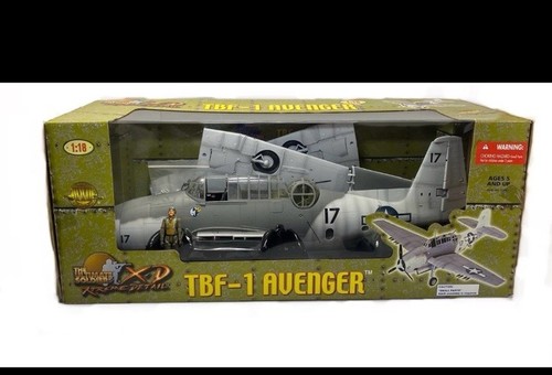 ULTIMATE SOLDIER WWII TBF-1 AVENGER TORPEDO PLANE 1:18 SCALE Sealed box ...